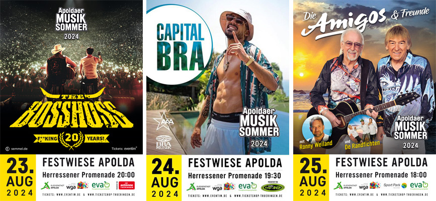 Apoldaer Musiksommer | Programm